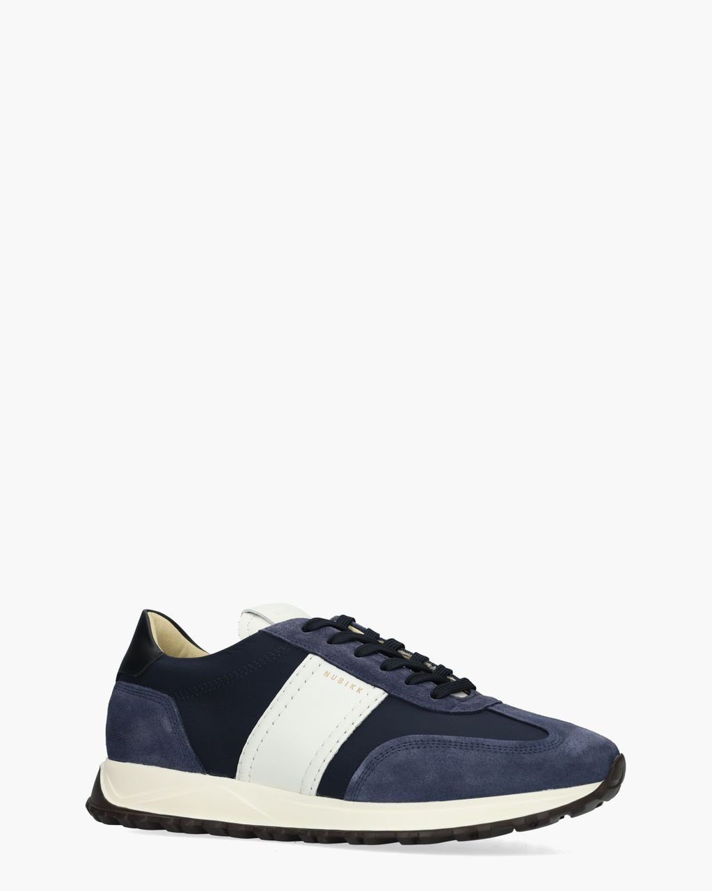 Nubikk Glen Hendrix Donkerblauw/Wit Herensneakers - Van Arendonk.nl