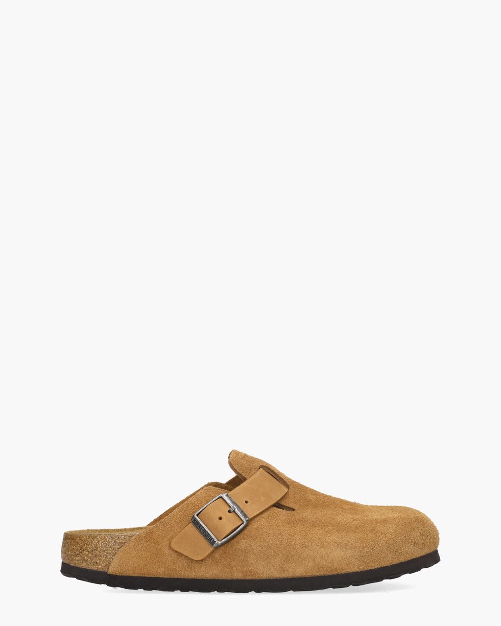 Birkenstock Boston Mixed Leather Cognac Herenslippers - Van Arendonk.nl