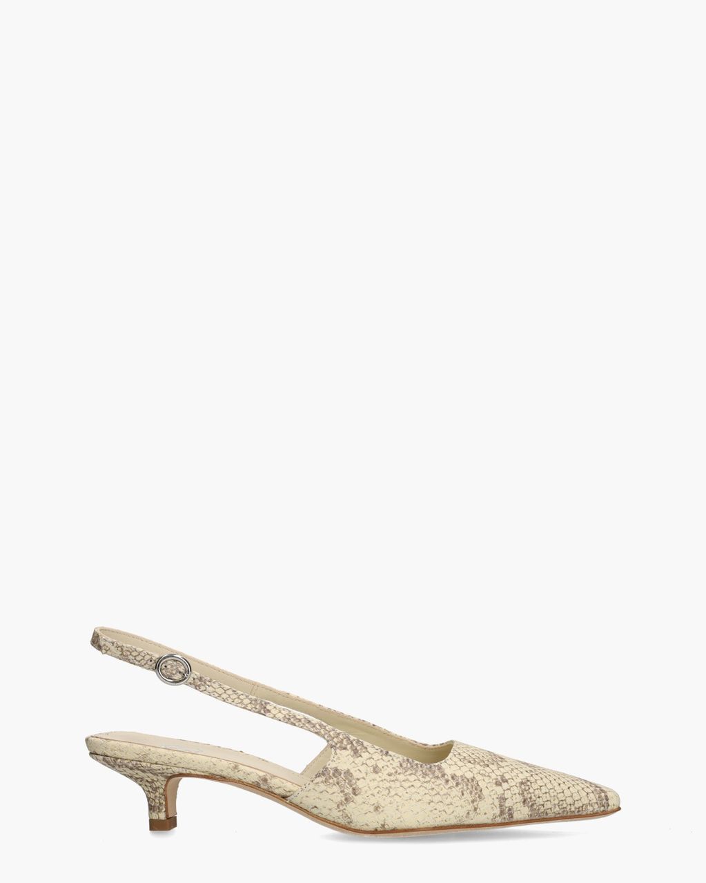 Odare Anna Off-White/Taupe Dames Slingbackpumps - Van Arendonk.nl
