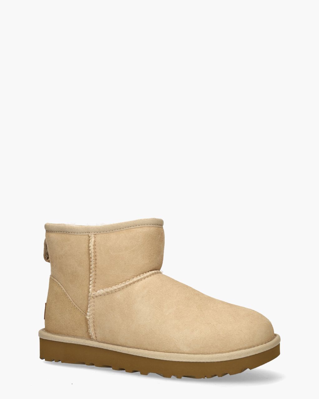 Ugg Classic Mini II Boot Sand Dames Enkelboots - Van Arendonk.nl
