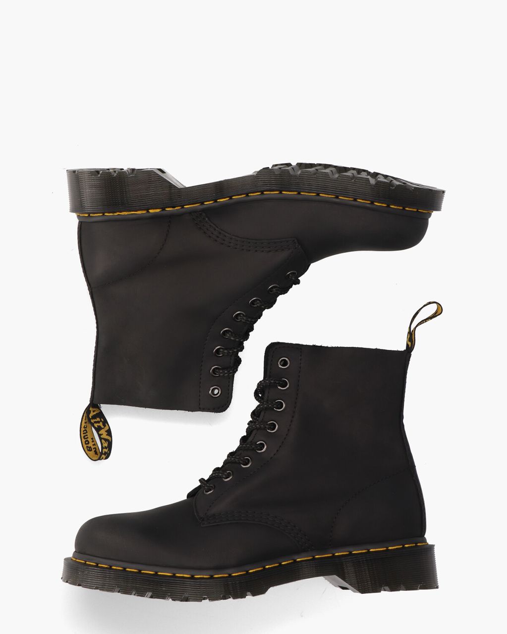 Dr. Martens 1460 Pascal Waxed Zwart Heren Veterboots - Van Arendonk.be