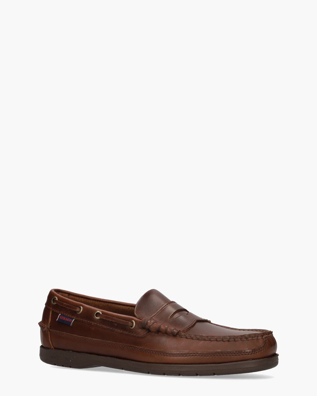 Sebago Sloop M Donkerbruin Herenloafers - Van Arendonk.nl