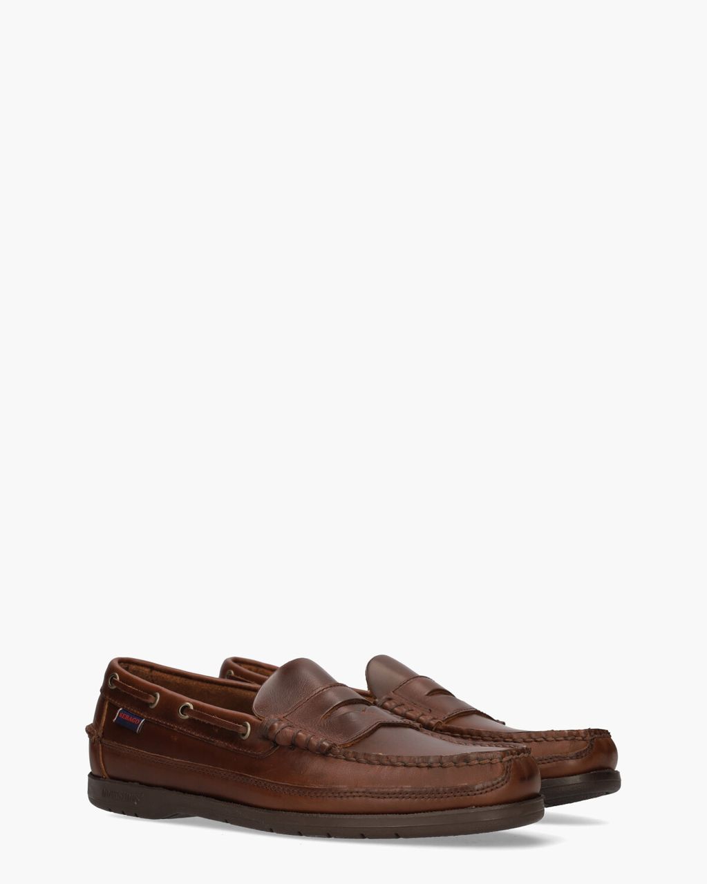 Sebago Sloop M Donkerbruin Herenloafers - Van Arendonk.nl