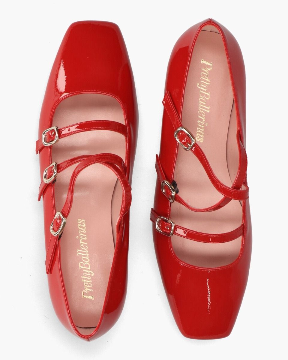 Pretty Ballerinas Camille Rood Damesballerina's - Van Arendonk.nl