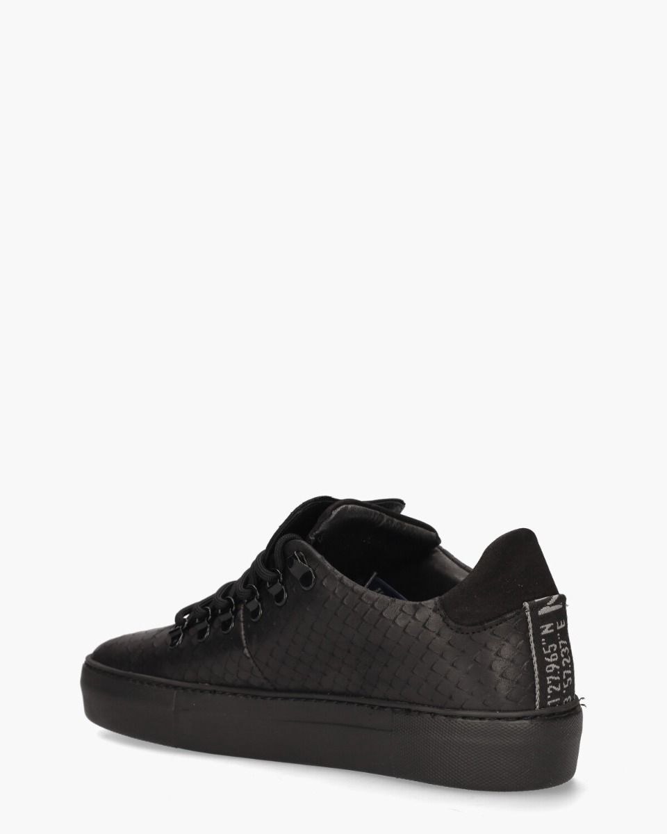 Nubikk Jagger Python Zwart Herensneakers - Van Arendonk