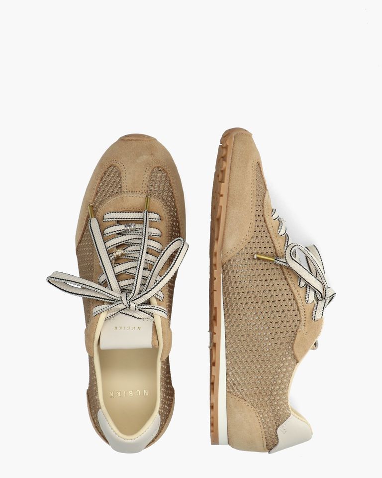 Nubikk Billy Lou Bruin Damessneakers - Van Arendonk.nl