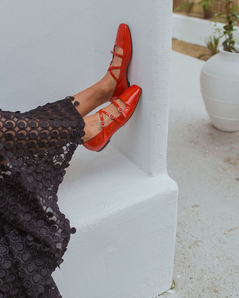 Pretty Ballerinas Camille Rood Damesballerina's - Van Arendonk.nl